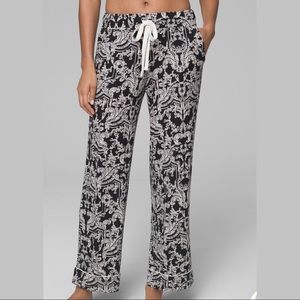 Soma Intimates & Sleepwear | Red White Paisley Damask Soft Pajama Top ...